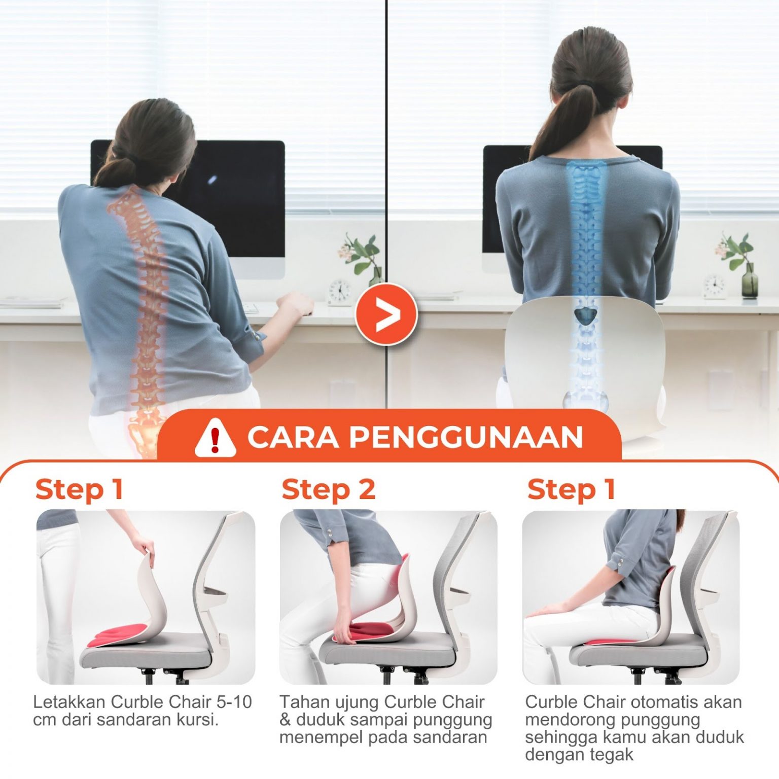 Amankah Curble Posture Chair untuk Penderita Skoliosis? - Curble Chair
